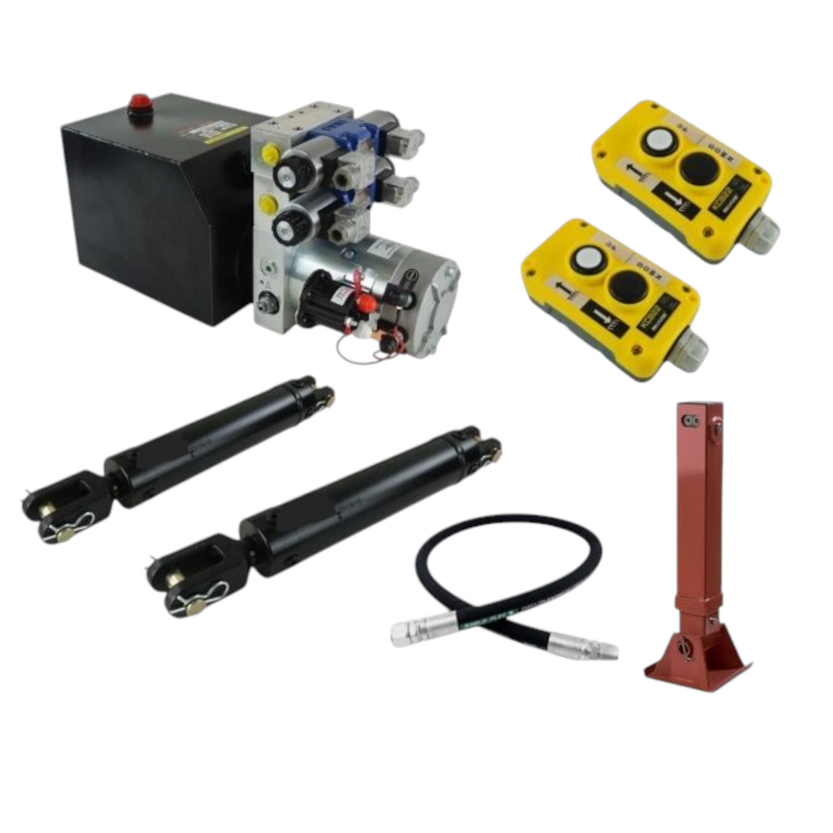 Complete Hydraulic Ramp Kit with Hydraulic Landing Leg — Equipment Link ...